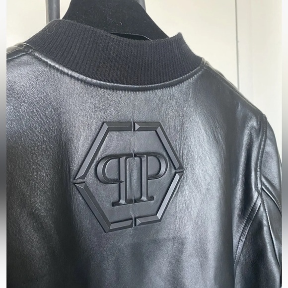Philipp Plein | Jackets & Coats | Philipp Plein Mens Leather Bomber ...